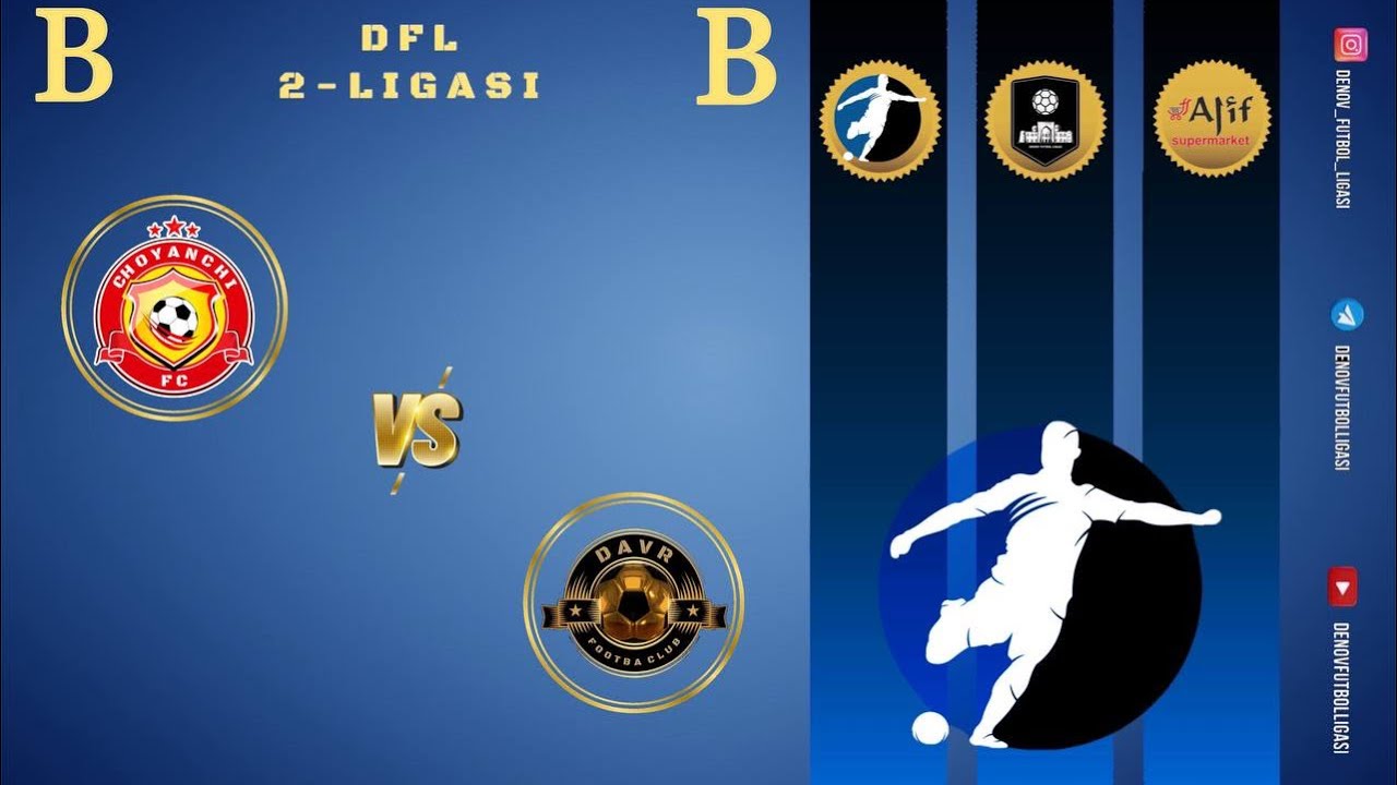 DFL 2 Ligasi B guruxi 3 Tur Choyanchi vs Davr o'yini - YouTube