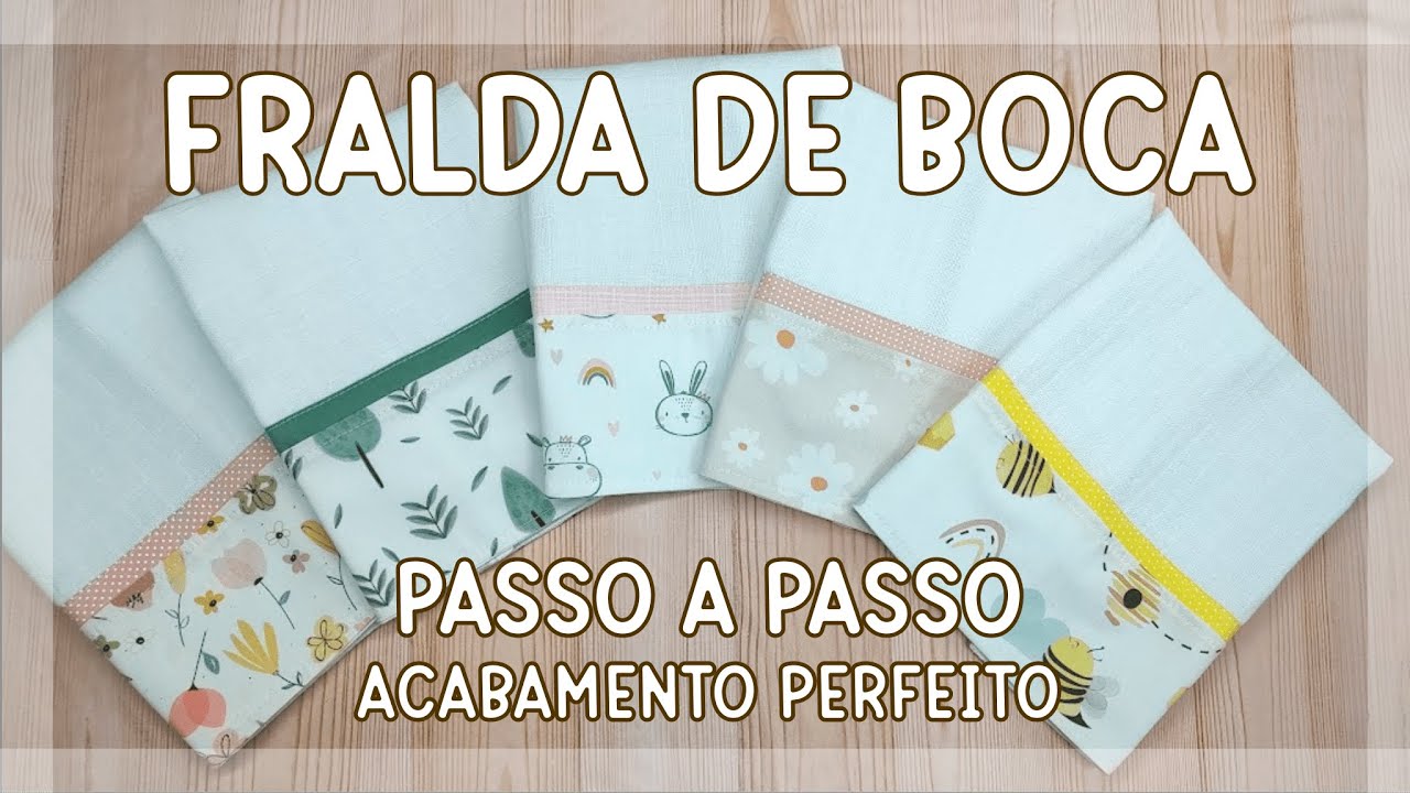 COMO FAZER FRALDA DE BOCA PASSO A PASSO COM ACABAMENTO PERFEITO - YouTube