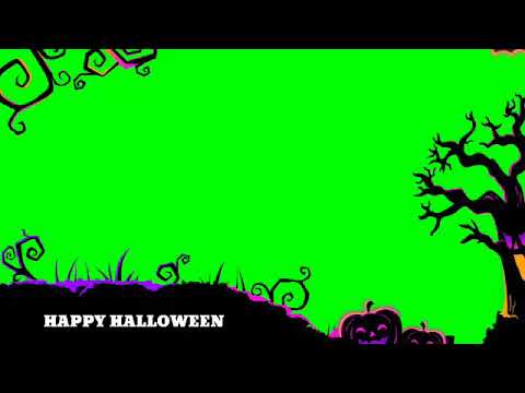HALLOWEEN GREEN BACKGROUND EFFECT || FREE NO CPR || HAPPY HALLOWEEN ...