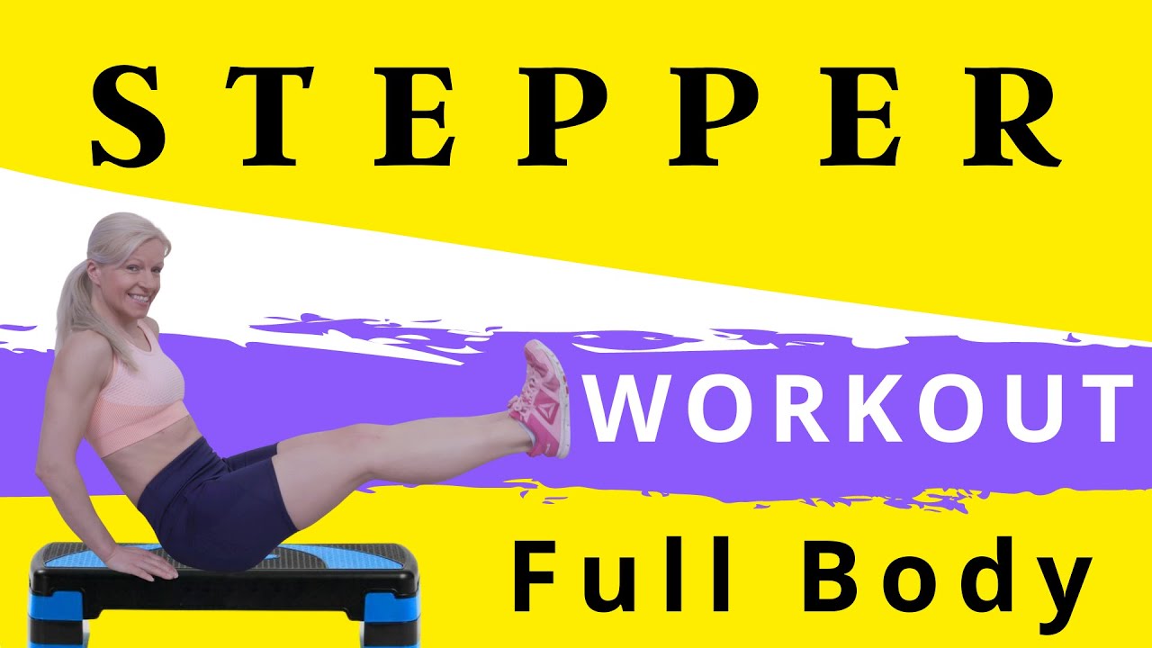 20 Min🥰 Full Body Stepper Workout 🥰Strength Legs Arms Belly🥰 - YouTube