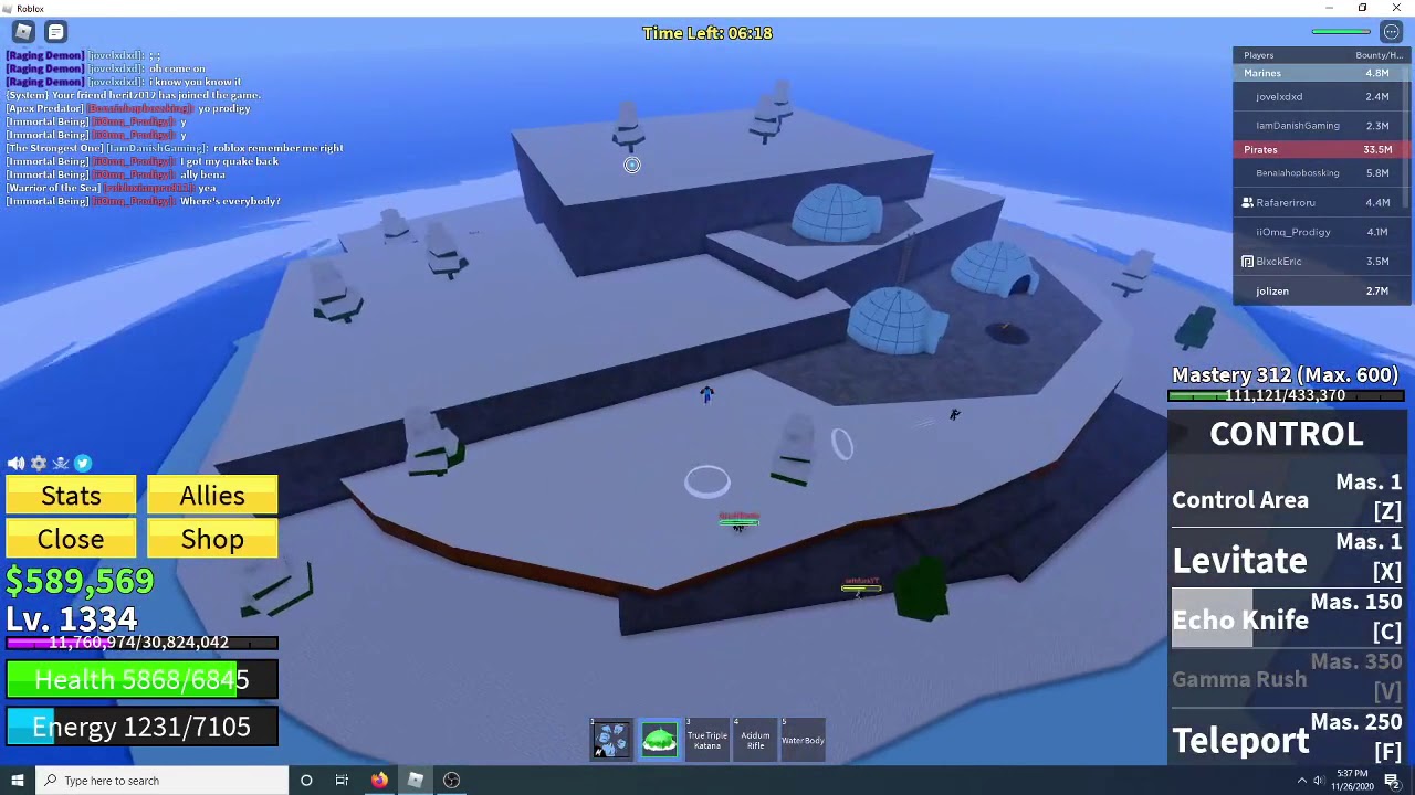 ICE RAID (blox fruits) - YouTube