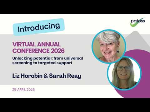 Liz Horobin & Sarah Reay introduce the Patoss 2026 conference - YouTube