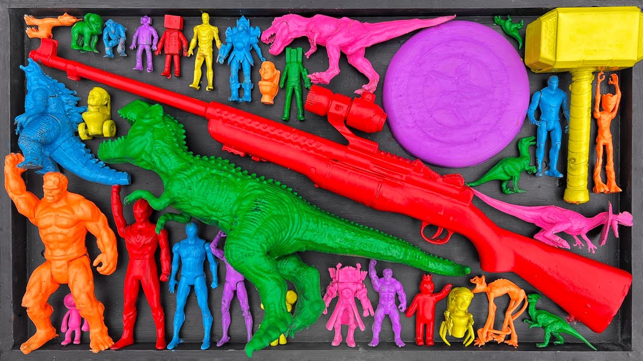 Dinosaurus Jurassic World Dominion:T-Rex/Nerf Gun/Godzilla/Squid Game ...