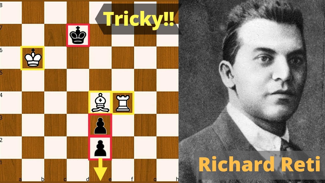 Richard Reti Special | Chess Puzzle by Reti | White to move and win ...