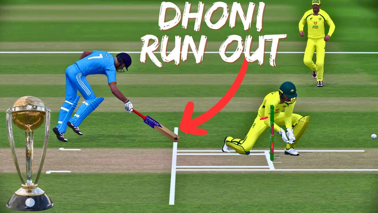 Dhoni in ODI World Cup 2023 India Vs Australia MSD Career Mode ...