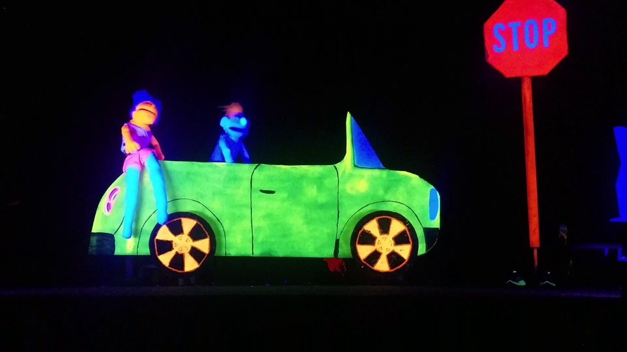 Back Seat Driver Blacklight Puppet Show - YouTube