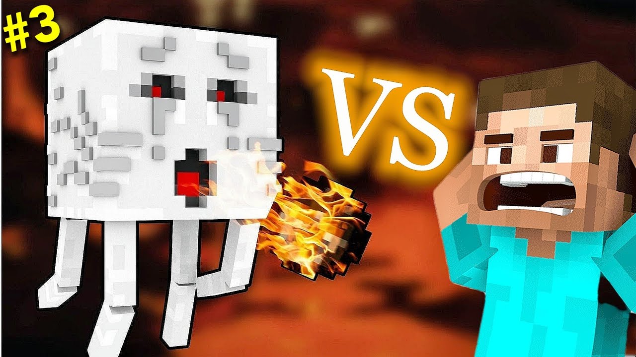 Minecraft pe survival series EP-3 in hindi | Ghast VS Palmo - YouTube