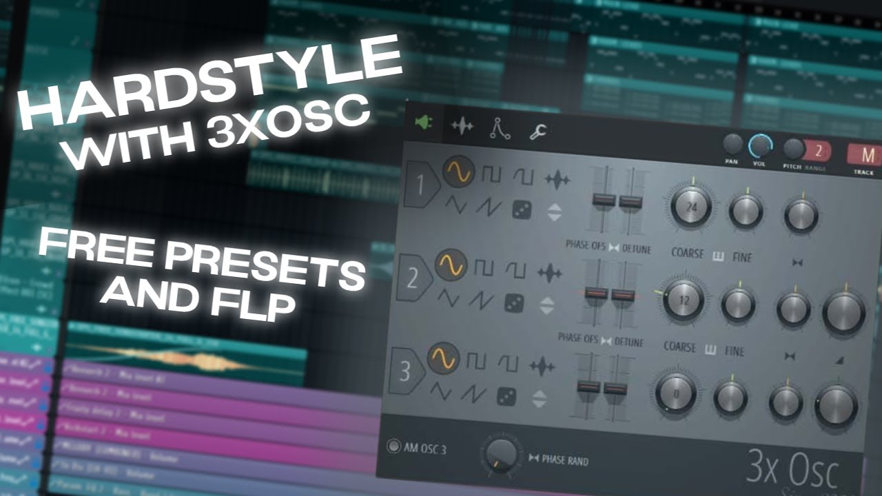 Hardstyle with 3xOsc??? | FREE FLP and Presets - YouTube