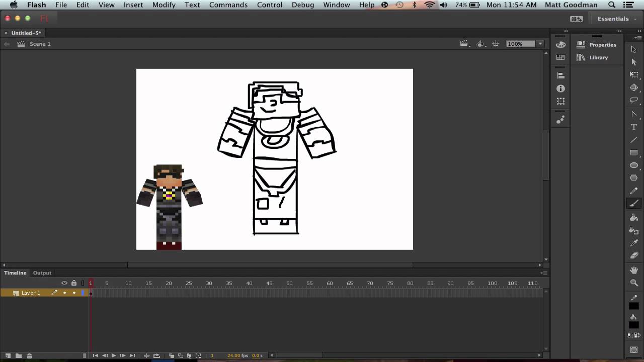 Minecraft Speed Art: SkyDoesMinecraft - YouTube