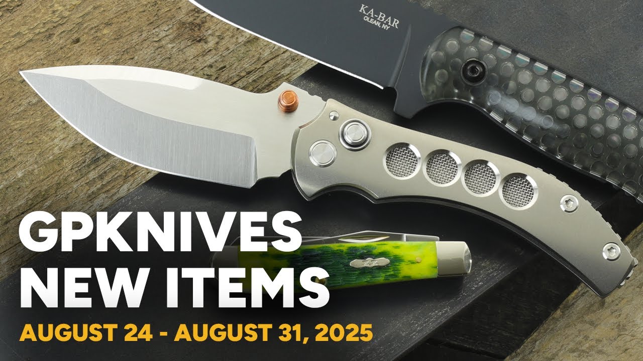 What's New @GPKNIVES - 8.31.25 - Benchmade, Microtech, Ka-Bar, Rogovets ...