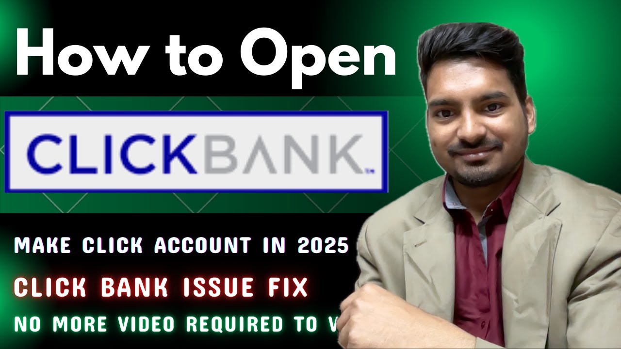 How To Create Clickbank Account In India | Click Bank Account Kaise ...