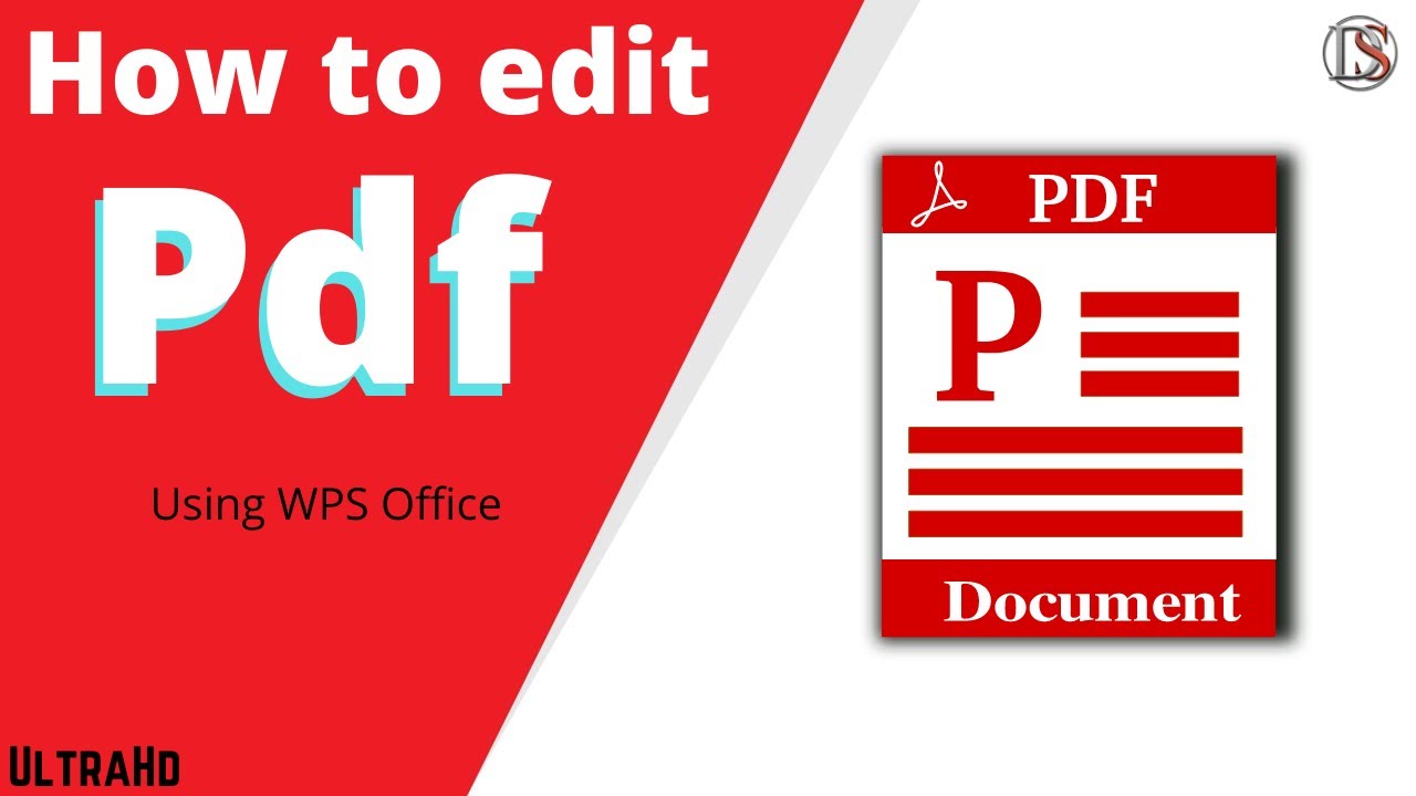 How to Edit PDf For Free Using WPS Office In Laptop/Pc - YouTube