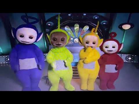 The Teletubbies Walk To The Magic Windmill With T.U.F.F. Puppy Title Card Music Becky’s Flake Cakes