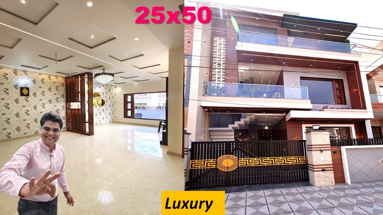 25x50 House Design | 2 Storey House Design India | 25x50 House Plan ...