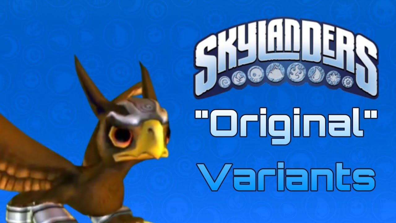 Skylanders Skins Part 4: "Original" Variants - YouTube