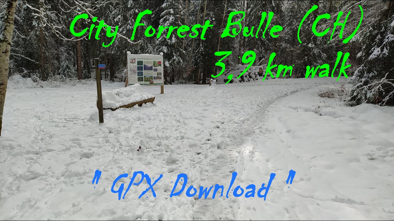 Spaziergang Stadtwald Bulle - Walk city forest Bulle - (CH) - 3,9 km ...