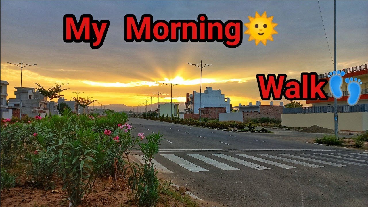 My morning🌞 walk👣... - YouTube