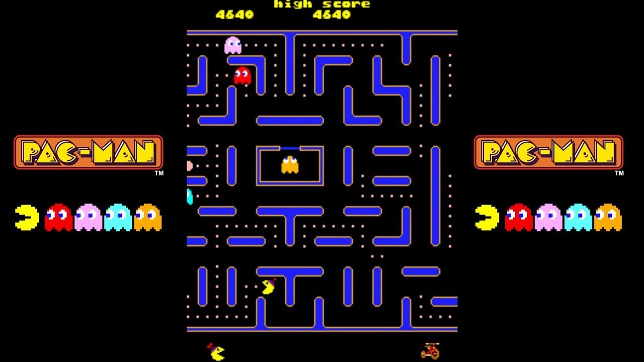 [고전게임] 팩맨 (Pac-Man - The Best Score "5,480") - YouTube