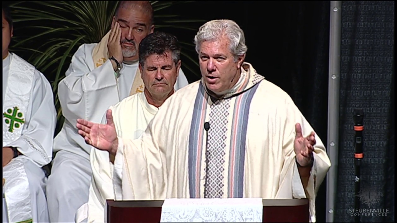Fr. Steve Sallot- Sunday Homily-Steubenville Orange County 2017 - YouTube