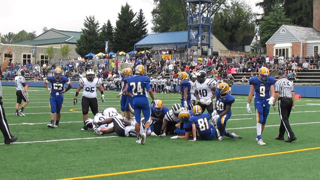 AC at Loyola football clip 14 Tyrone Roper two yard TD run 9 13 14 ...