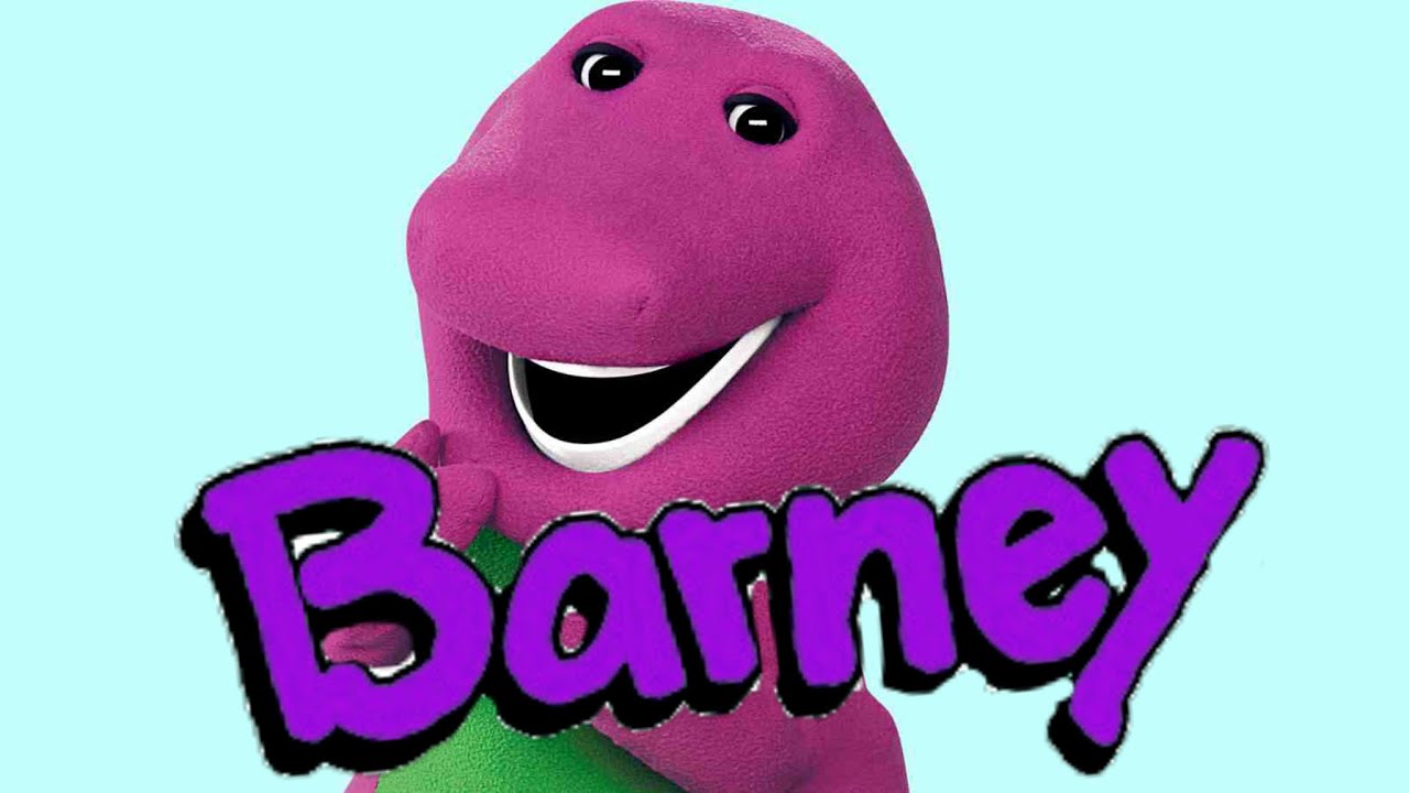 Cartone Animato Barney Il Dinosauro Barney Coin Bank Barney School Day