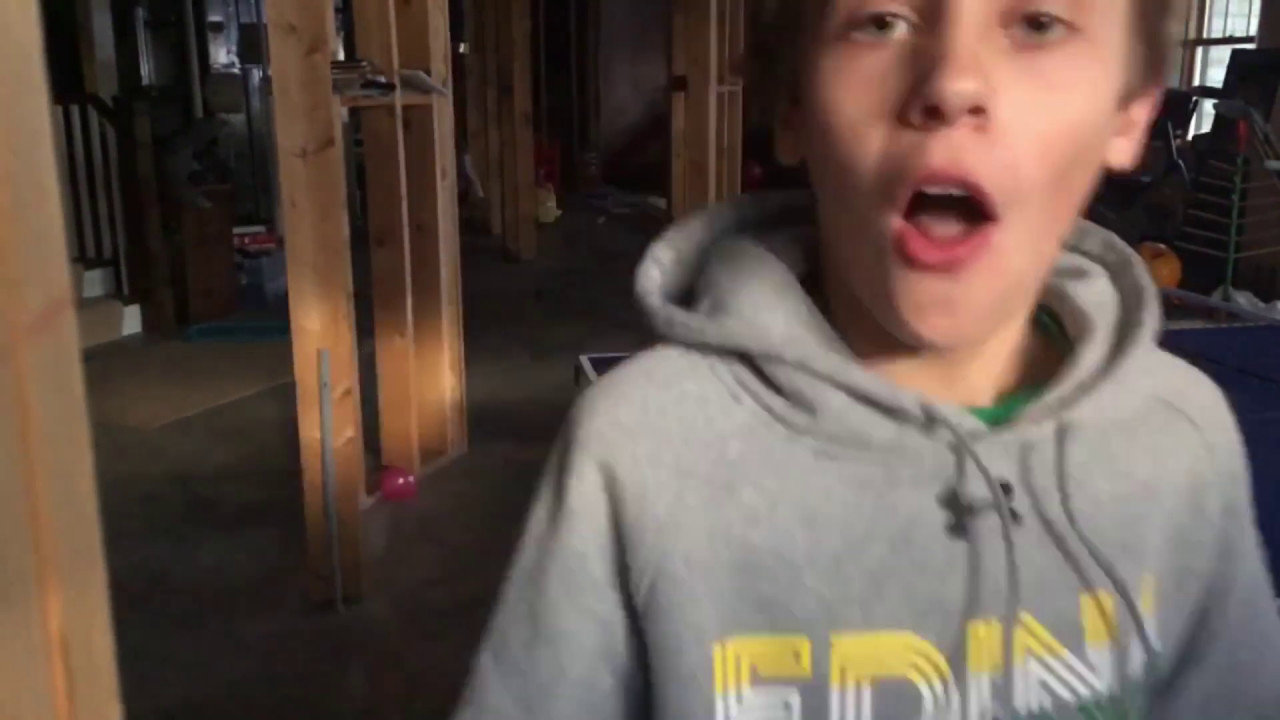 Basement trick shots - YouTube