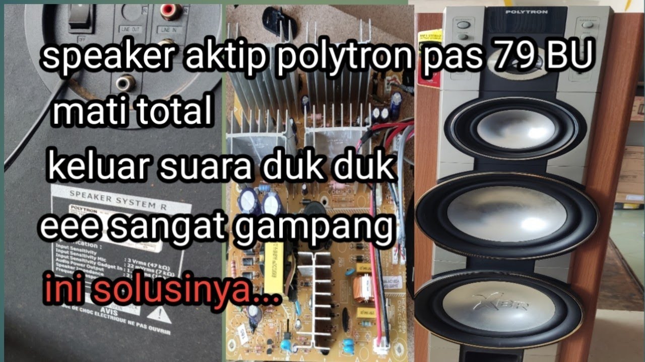cara mengatasi salon polytron pas 79 (bu) mati total ...