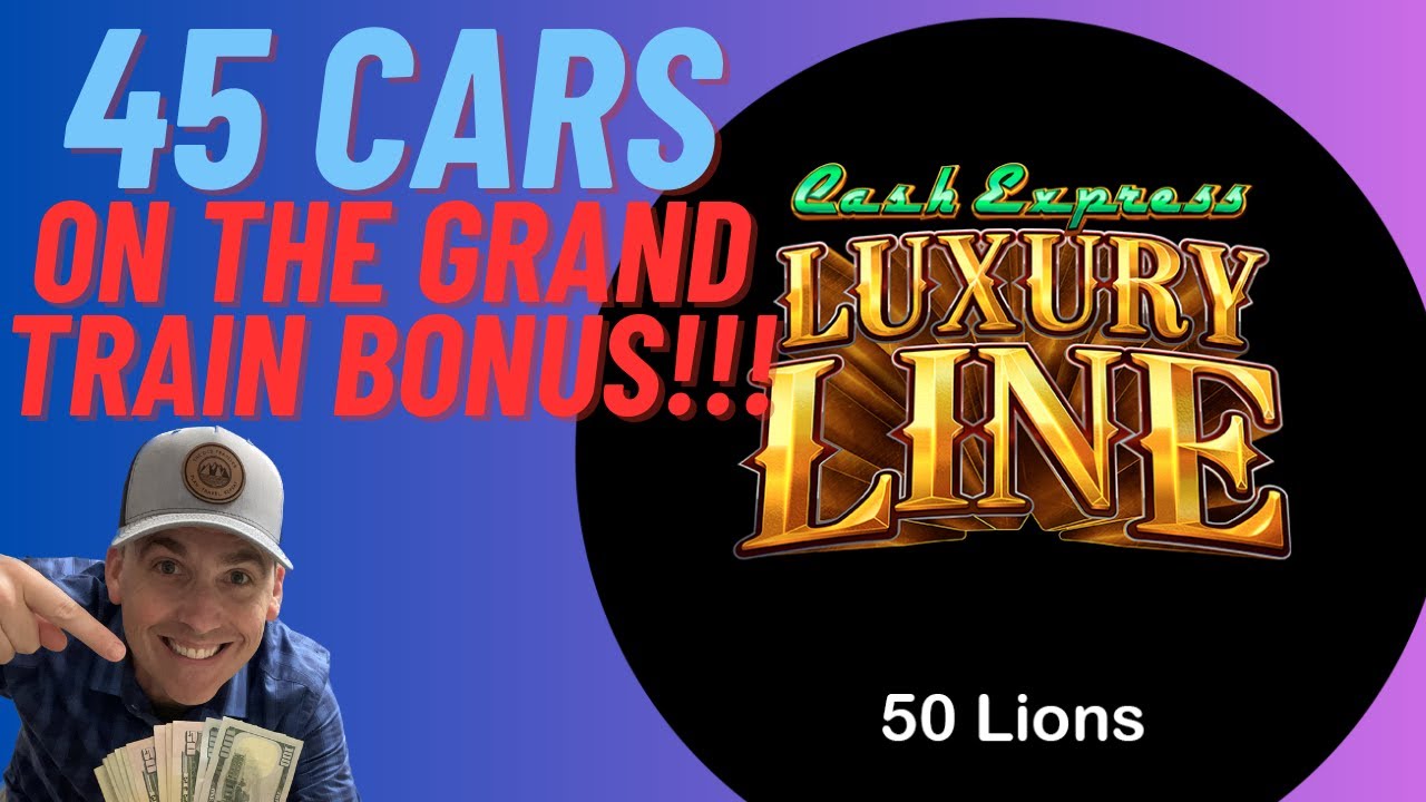 Seven Bonuses on the Luxury Line Slot Machine with 2 Grand Trains ...