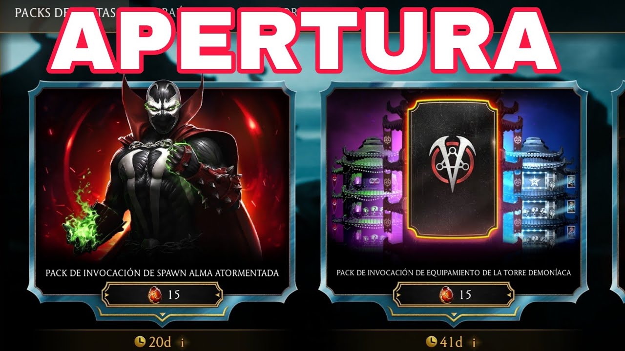 PACK DE INVOCACIÓN DE SPAWN ALMA ATORMENTADA | ACTUALIZACIÓN 5.4 MORTAL ...