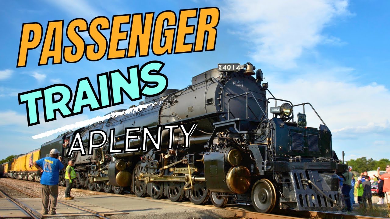 20 Minutes of Passenger Trains! 20 Minutes of Non-Stop Passenger Train ...