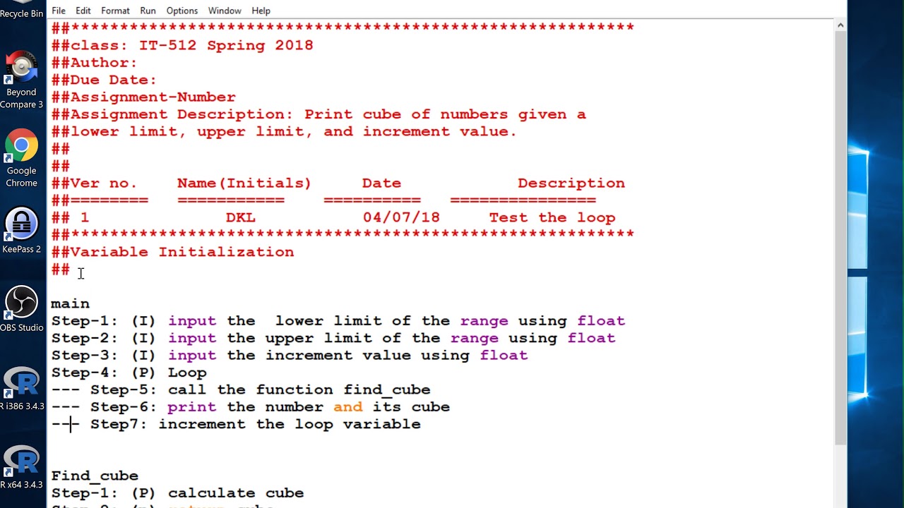 Python Programming - Find Cube of numbers in a range: Part-4 of 6 - YouTube