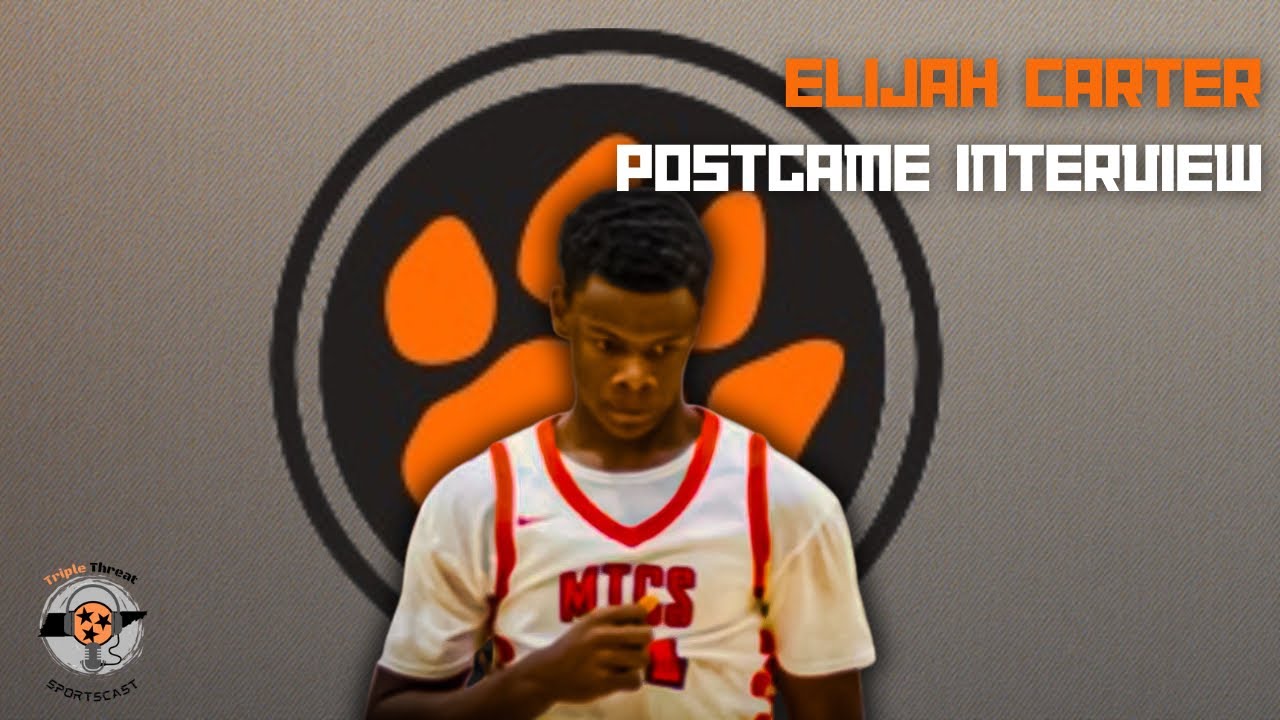 Elijah Carter Post-Game Interview | MTCS Wins 70–66 - YouTube