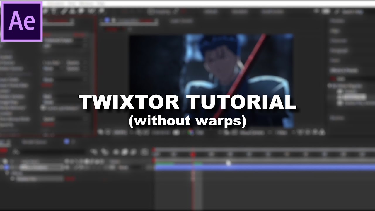 Twixtor Tutorial for After Effects (without warps) - YouTube