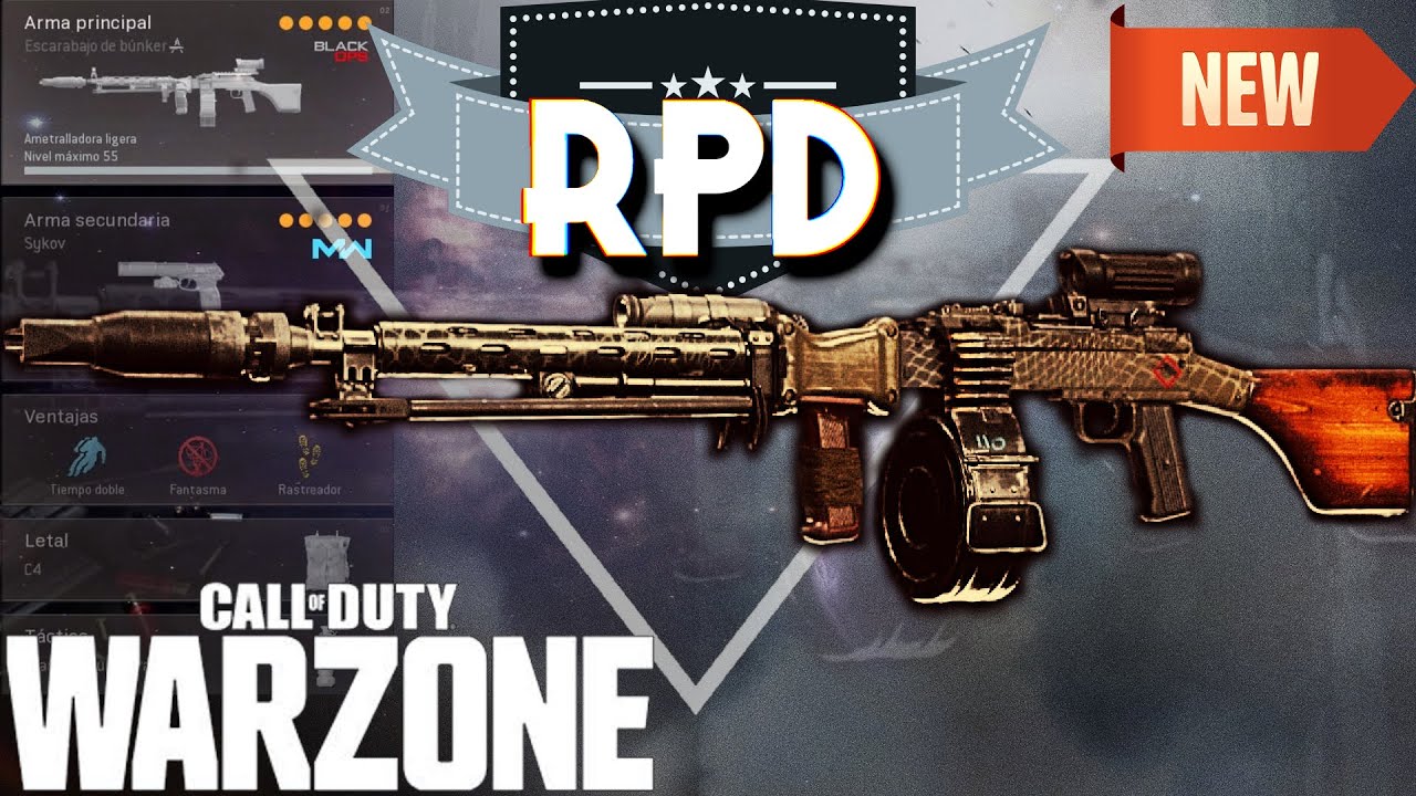 MEJOR CLASE para la RPD WARZONE + HISTORIA[COLD WAR] - YouTube