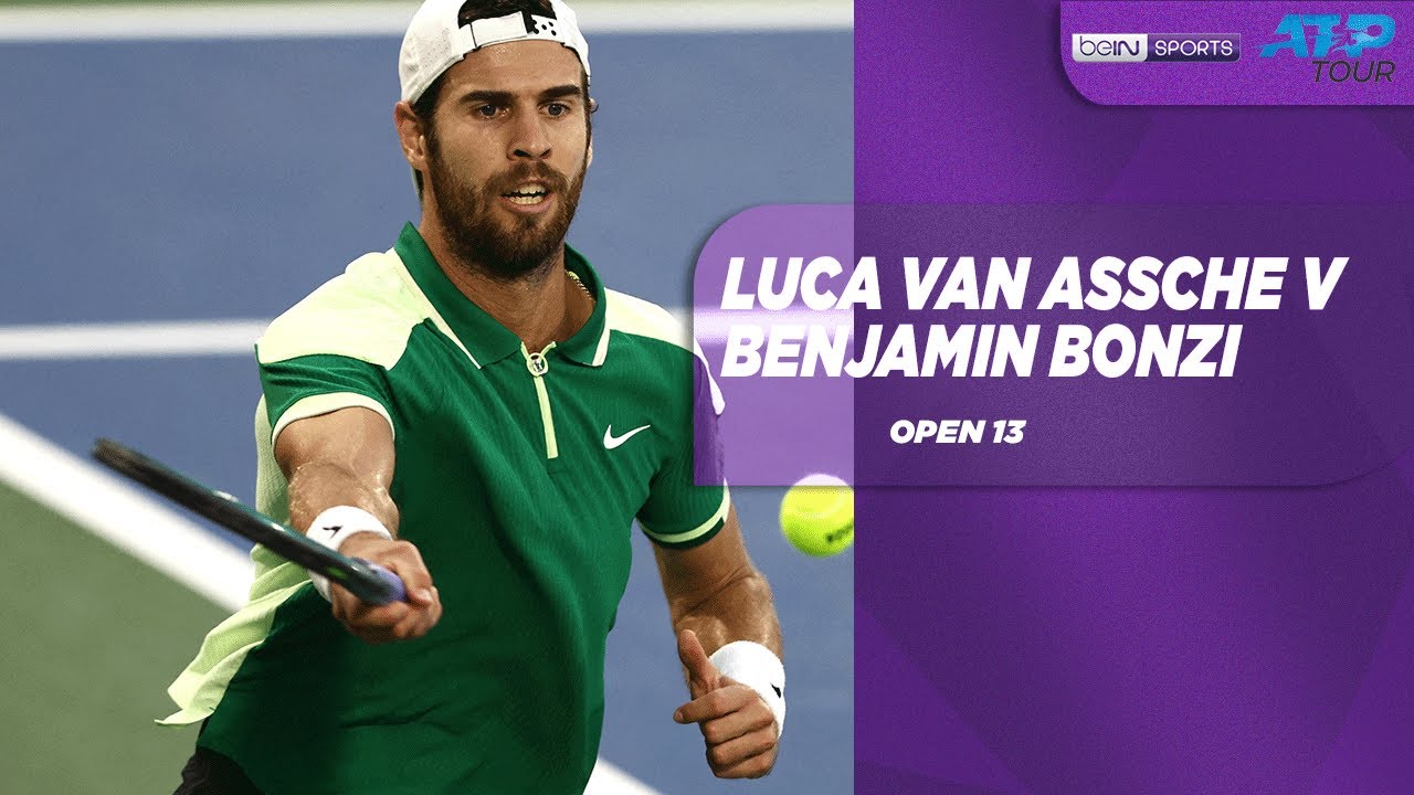 Luca Van Assche v Benjamin Bonzi | Open 13 | Match Highlights - YouTube