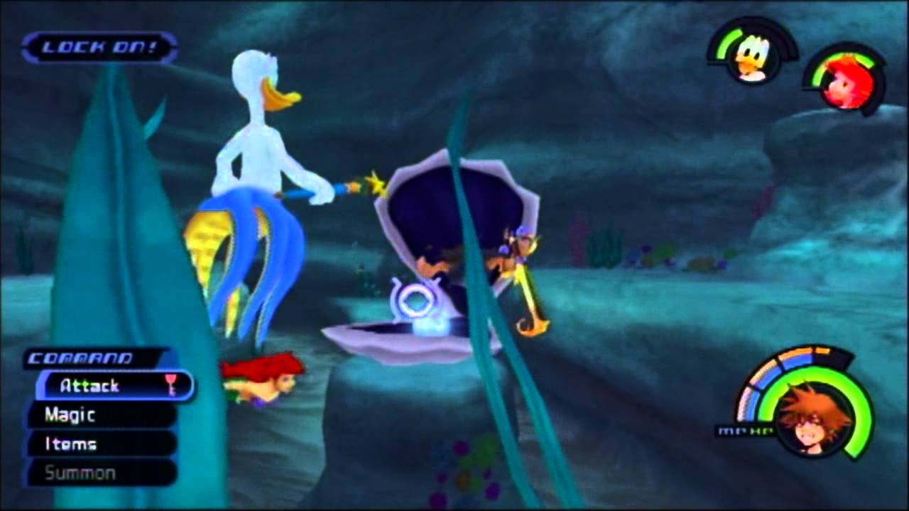 Kingdom Hearts FM [PS3] Playthrough #044, Atlantica (1/4): Escorting ...