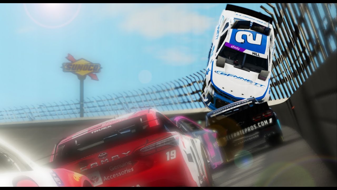 Austin Hill HUGE Catch Fence Crash - BeamNg - YouTube