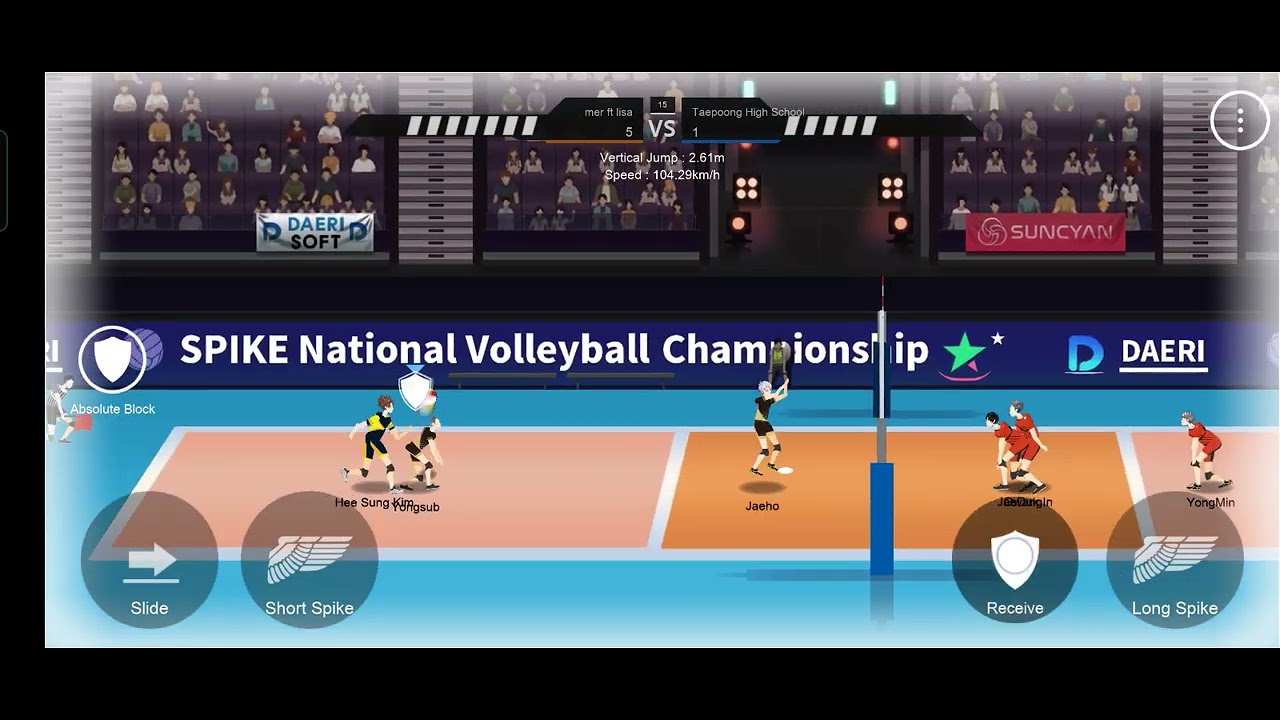 The best play volleyball 🏐😍💓. 15=2😍 ️ #volleyball #gameplay - YouTube