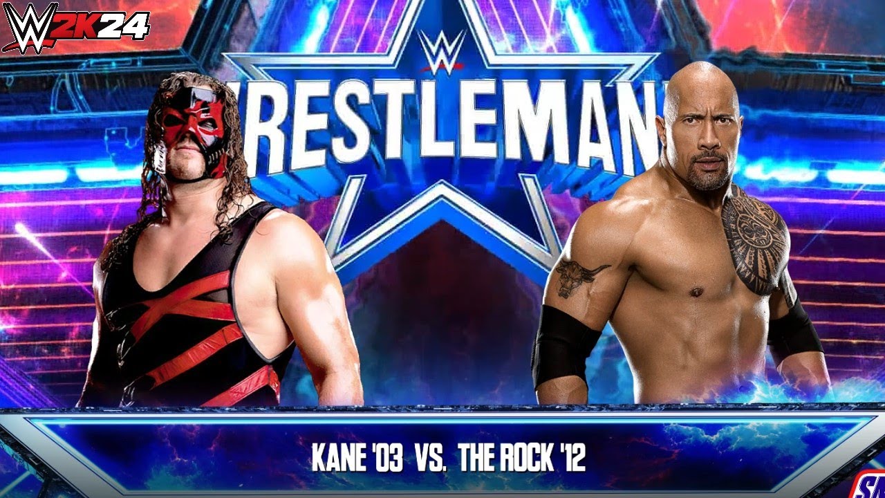 Full Match - Kane '03 vs. The Rock '13: WrestleMania|WWE 2K24 - YouTube