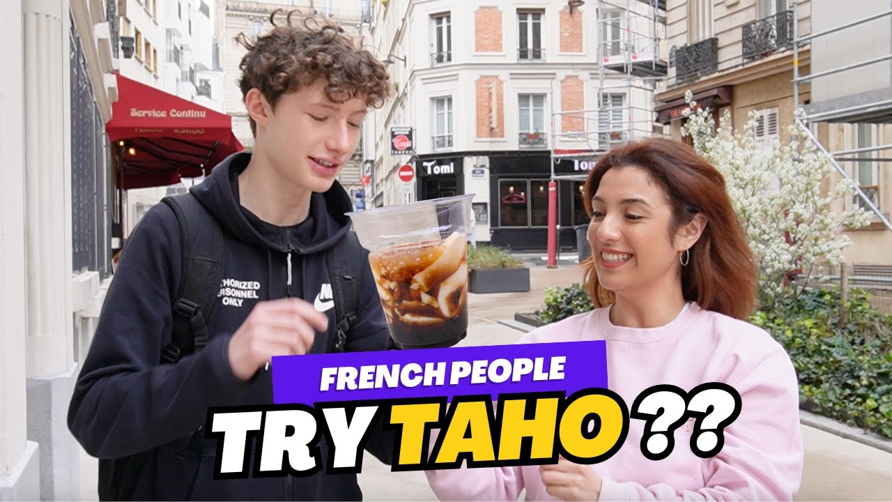 French People try TAHO in Paris for the first time?! DELICIOUS DAW ...