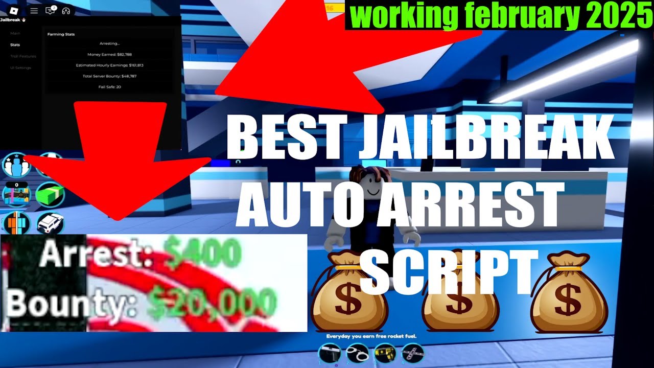 Best Jailbreak Auto Arrest! (OP) | FREE | Trolling Features | Script ...