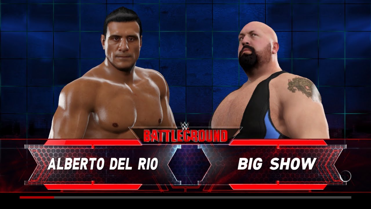 WWE 2K17 - Alberto Del Rio vs. Big Show - Extreme Rules Match - YouTube