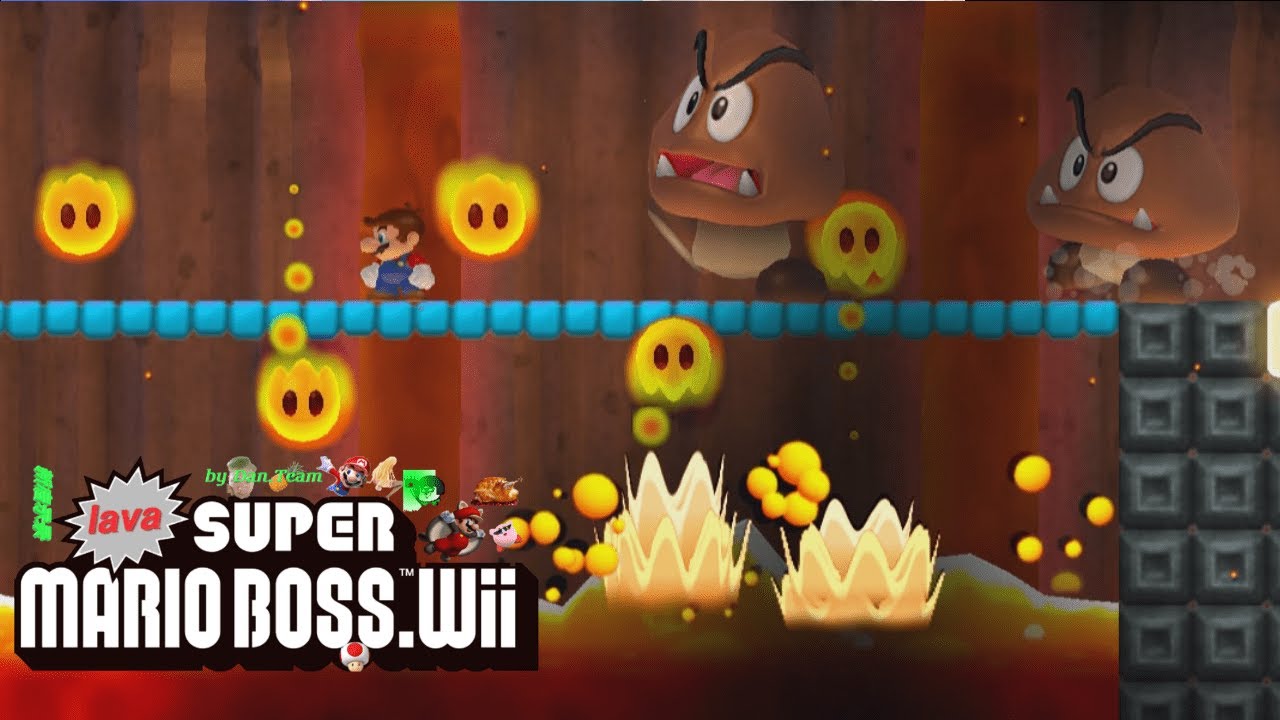 Lava Super Mario Bros.Wii Apocalypse #18 Walkthrough 100% - YouTube