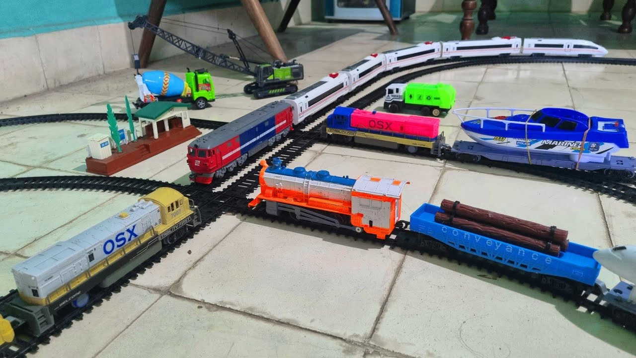 Merakit Mainan Kereta Api Diesel Mainan Kereta Api Cepat Thomas And ...