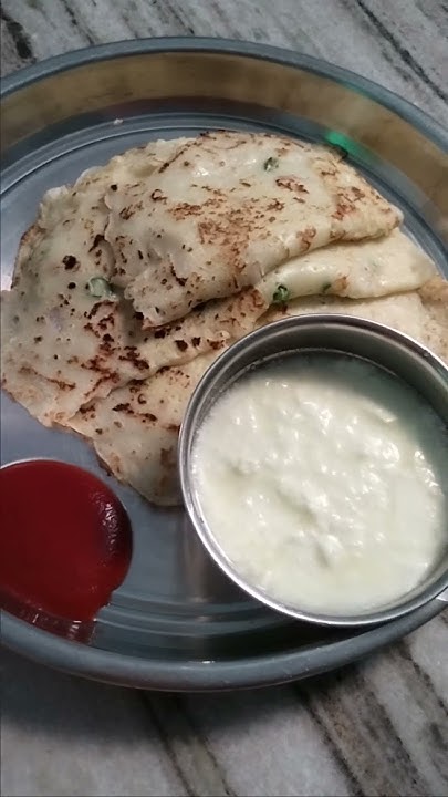 Today Breakfast ডিম পরোটা সস দই Viral Food Foodie Youtube
