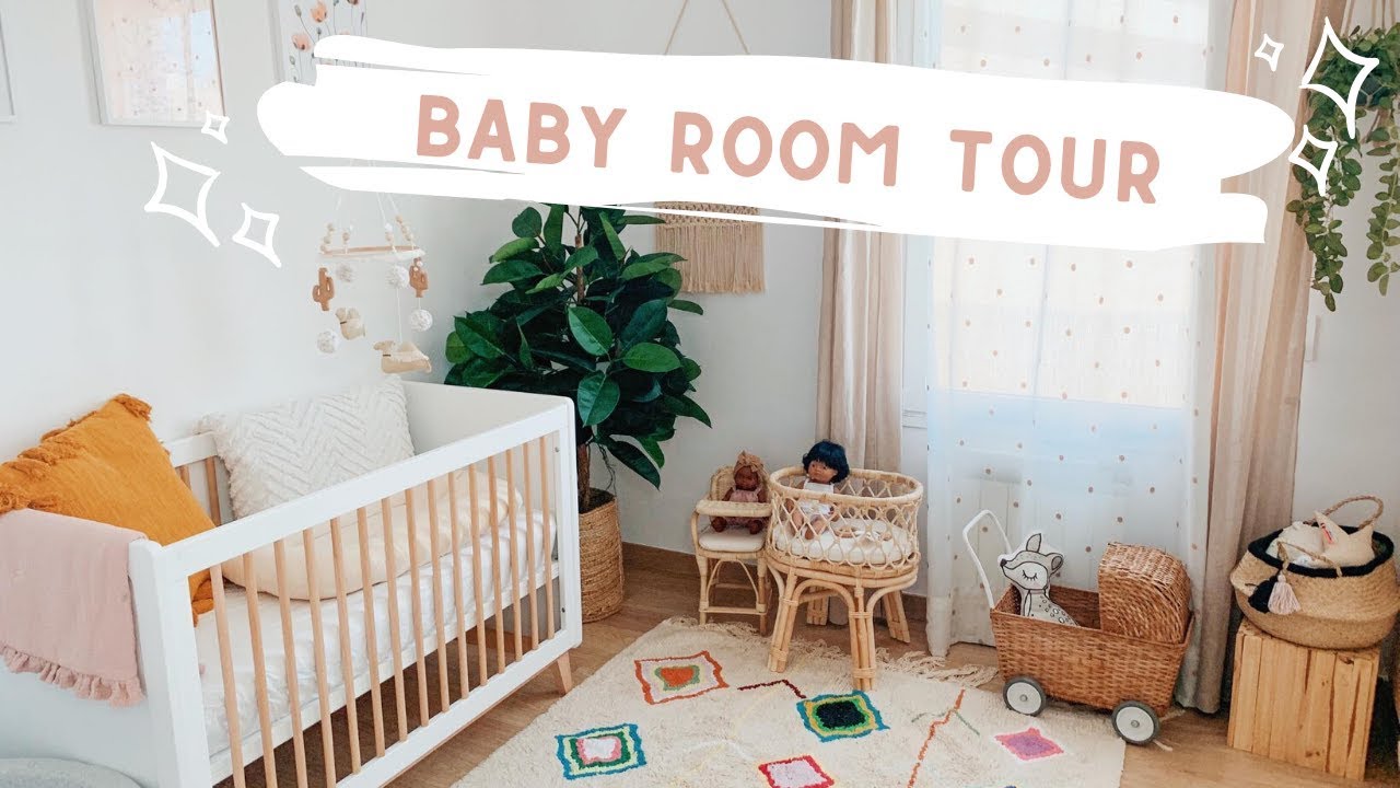 BABY GIRL ROOM TOUR - Boho style - YouTube