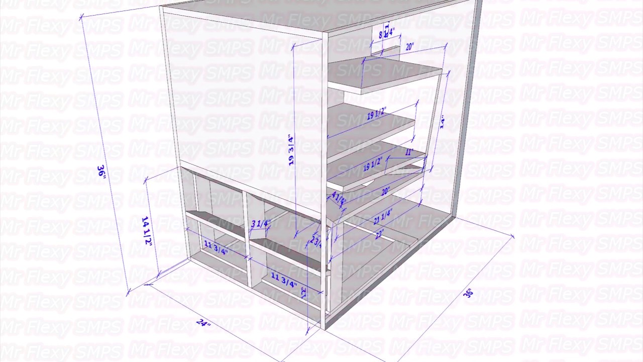 [Box PLAN]18" Othorn Subwoofer 25Hz - YouTube