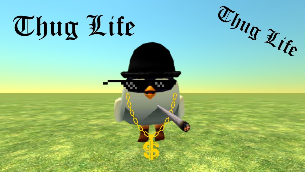 CHICKEN GUN THUG LIFE MEME - YouTube