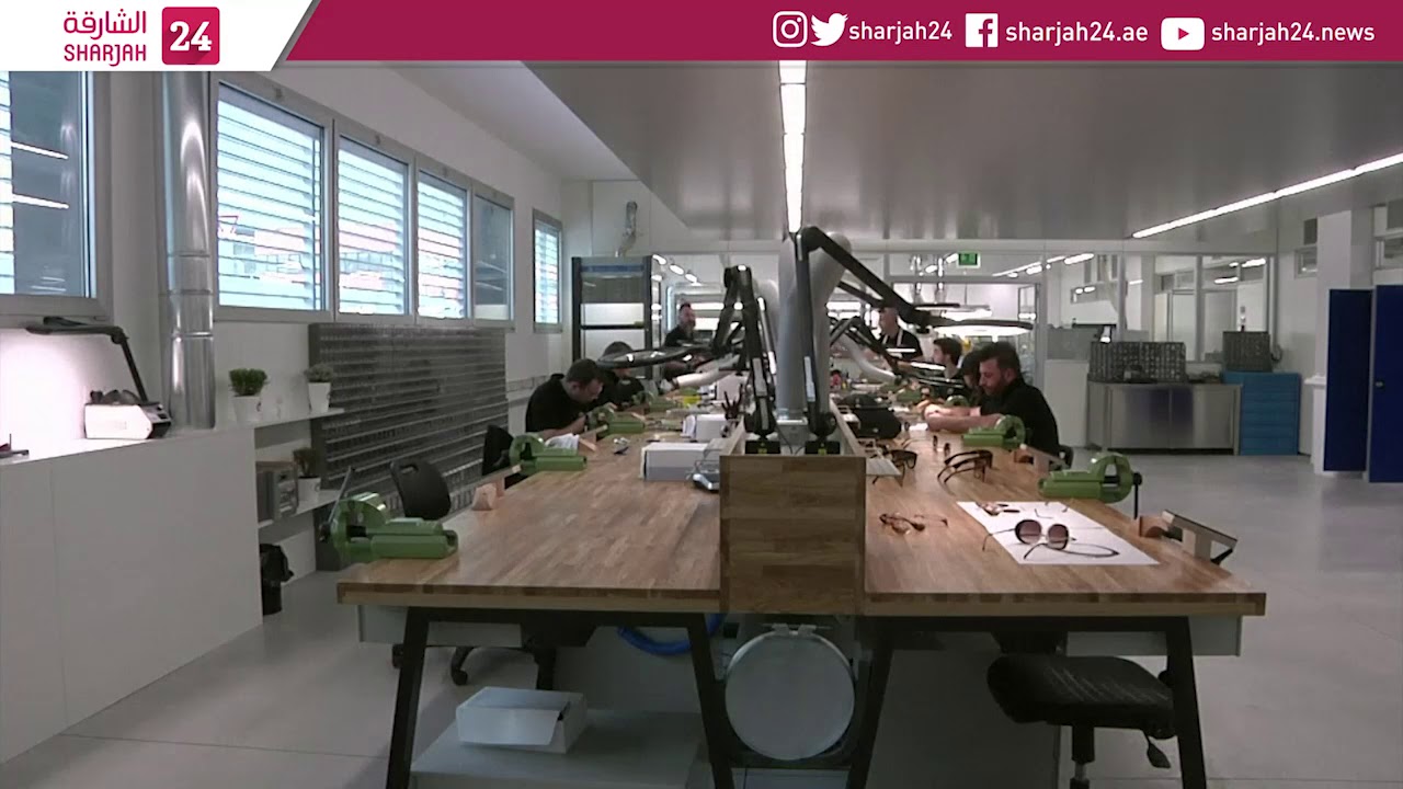 LVMH launches its first eyewear production in Italy - YouTube