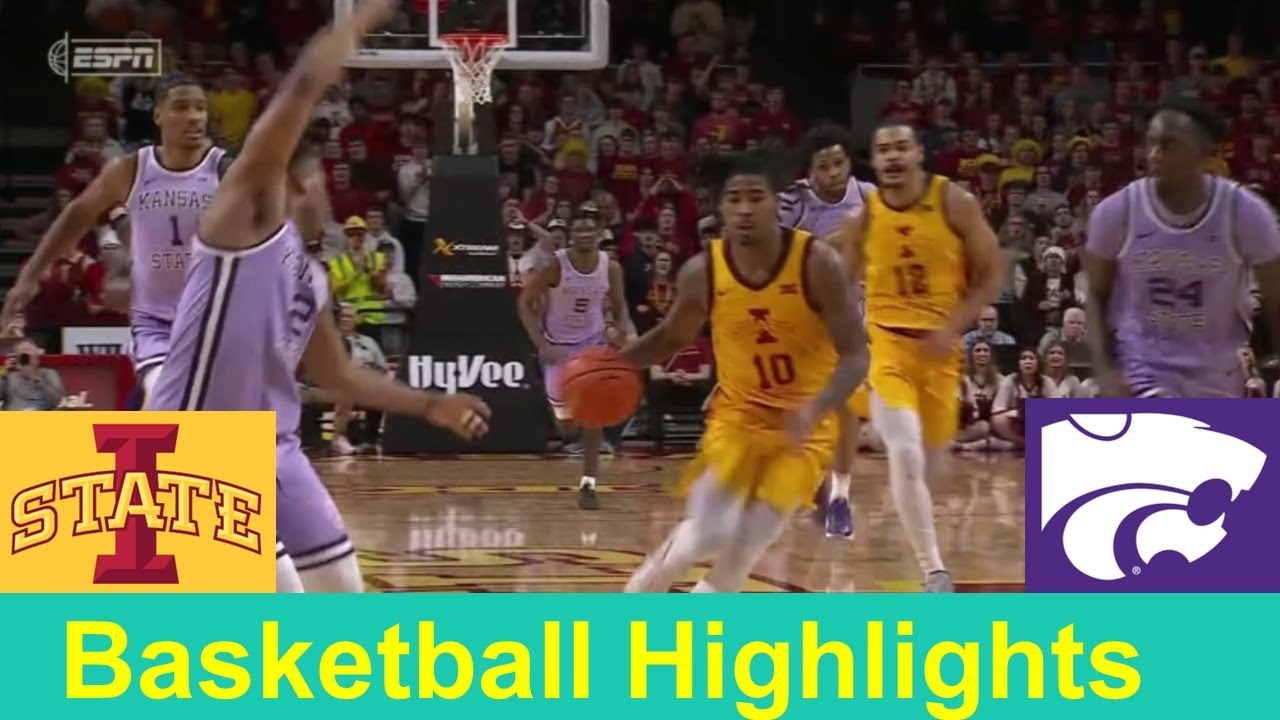 Kansas State vs #23 Iowa State Basketball Game Highlights, Jan 24 2024 ...